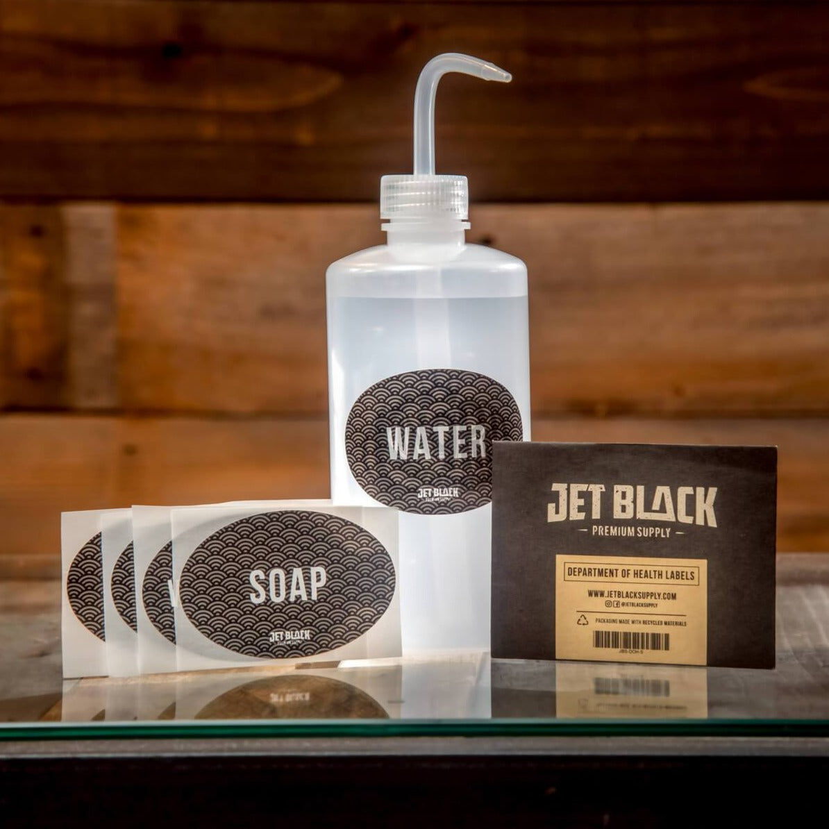 Jet Black Department of Health Stickers, 5 Pack – jetblacksupply